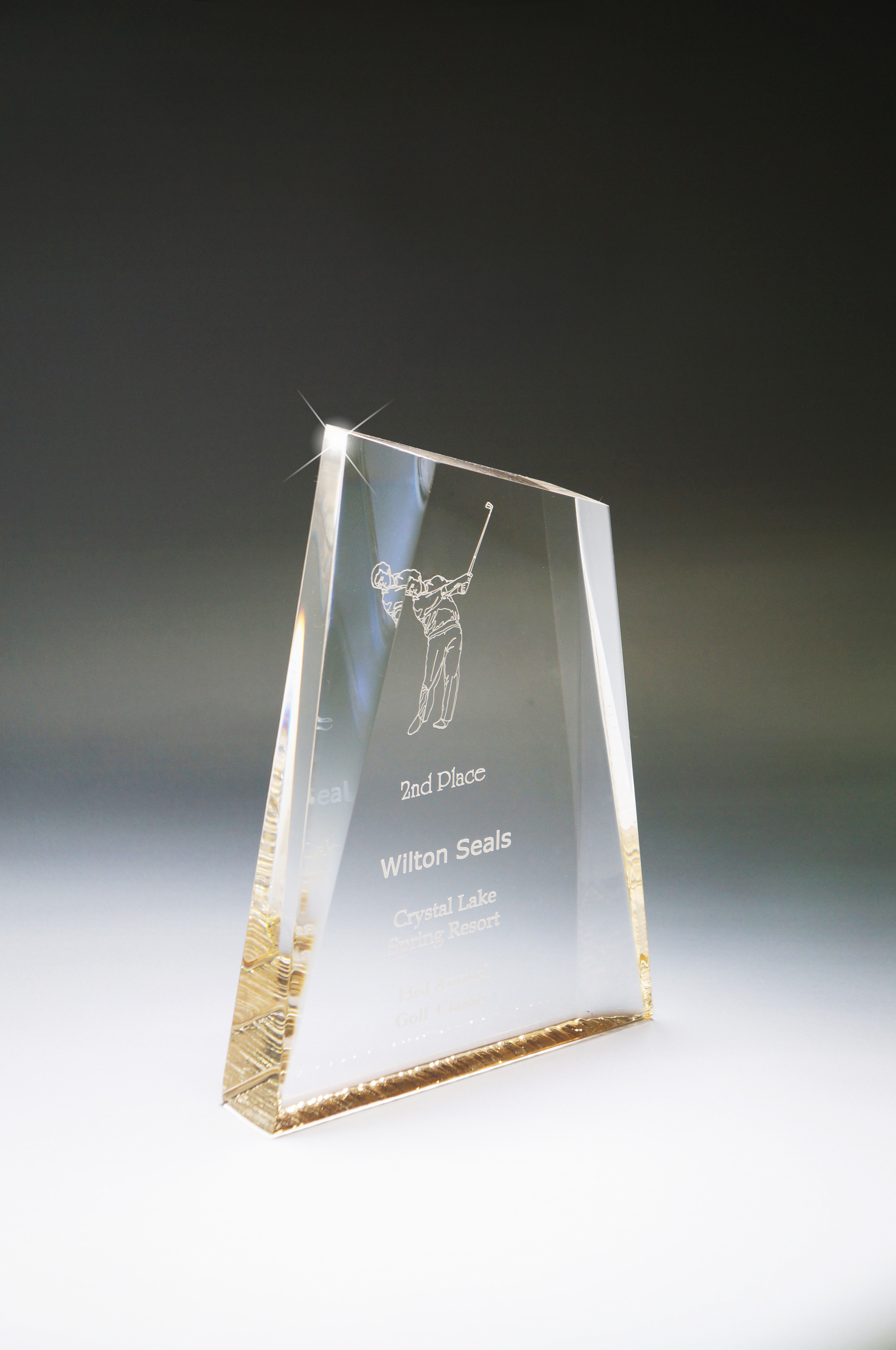 Metal Bottom Award - Foremost Acrylic