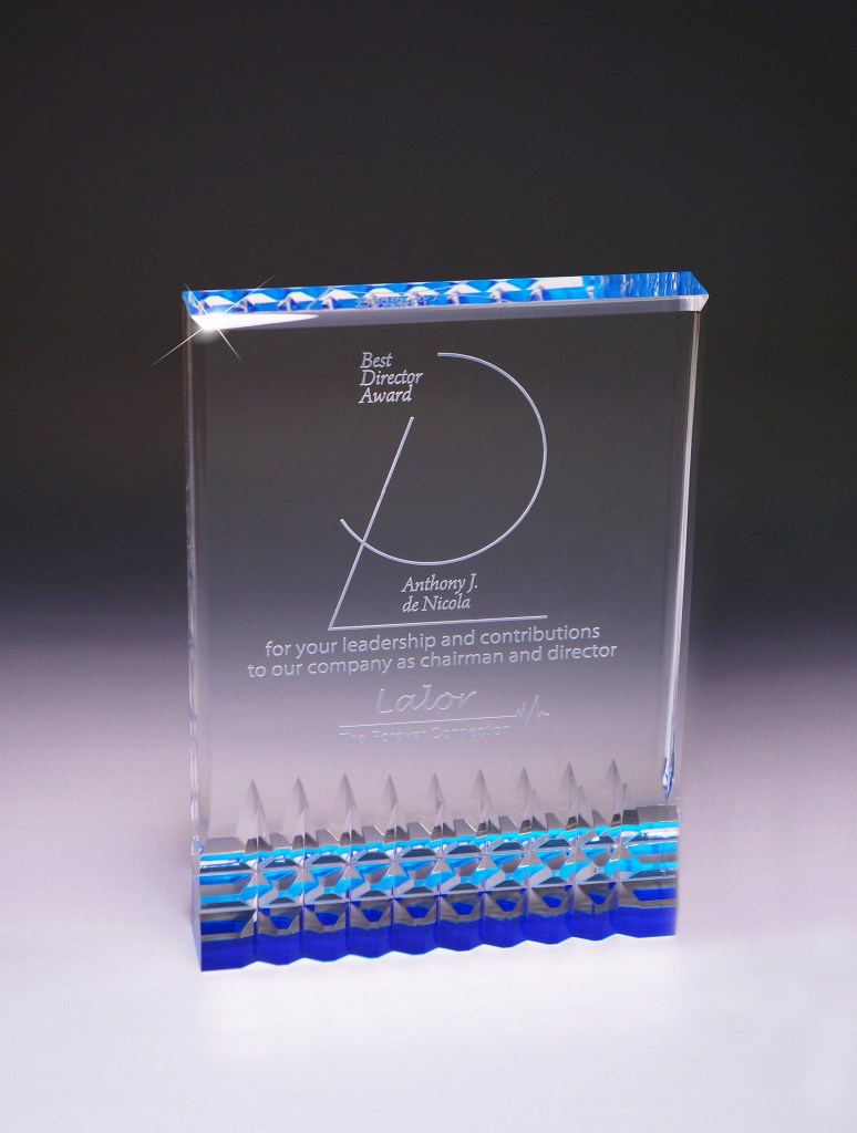 Reflective Bottom Award - Foremost Acrylic